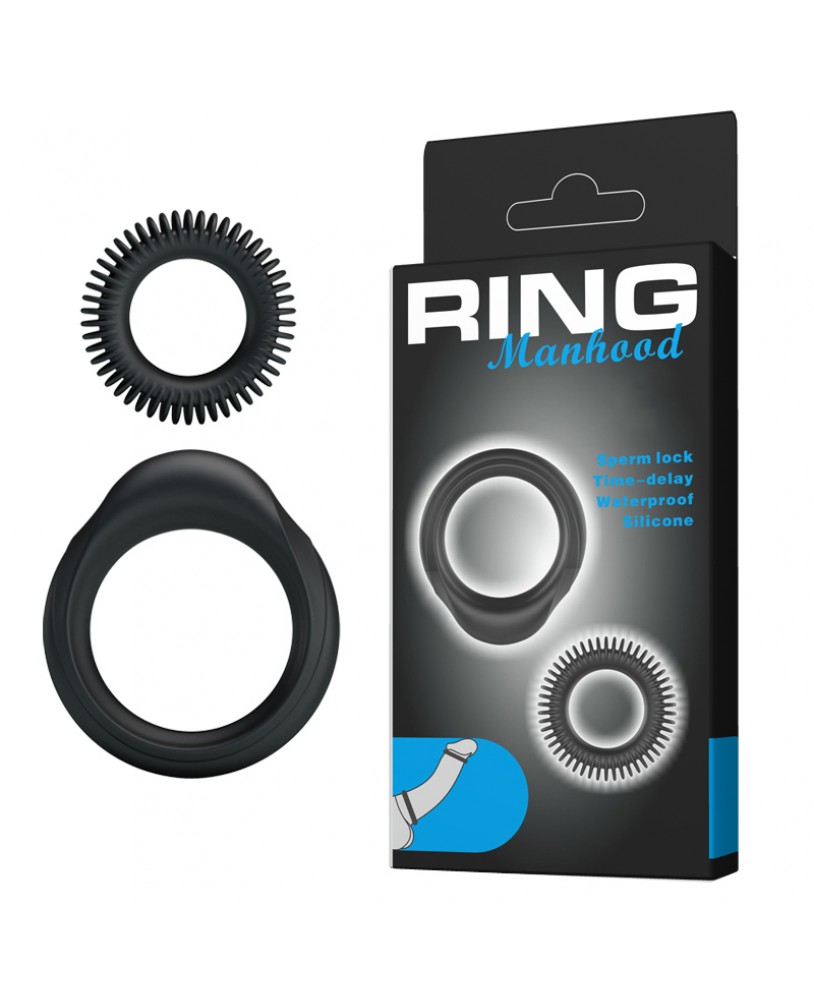 BAILE Male Delay Cock Rings Set A